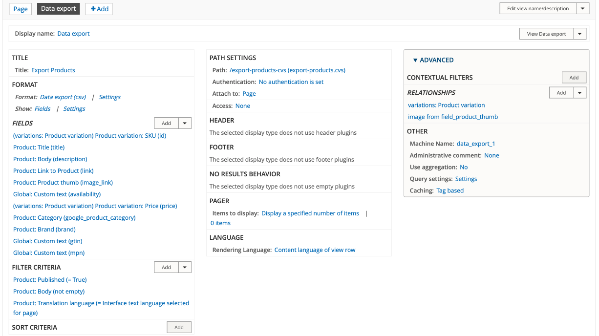 How to configure Drupal Commerce for Google Shopping | ZANZARRA